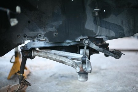 The FC subframe in an FB RX-7 | Build Race Party