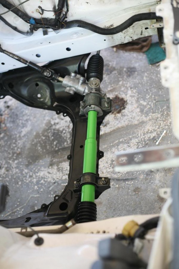 The FC subframe in an FB RX-7 | Build Race Party